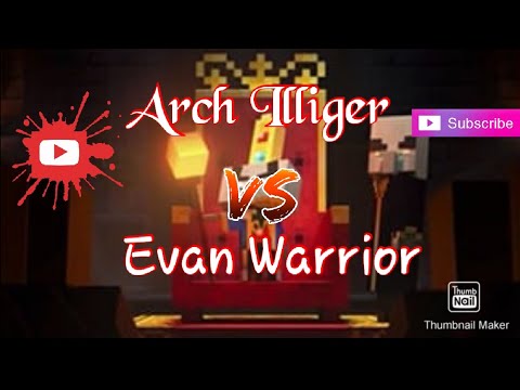 Minecraft Dungeons Arch Illiger battle. - YouTube