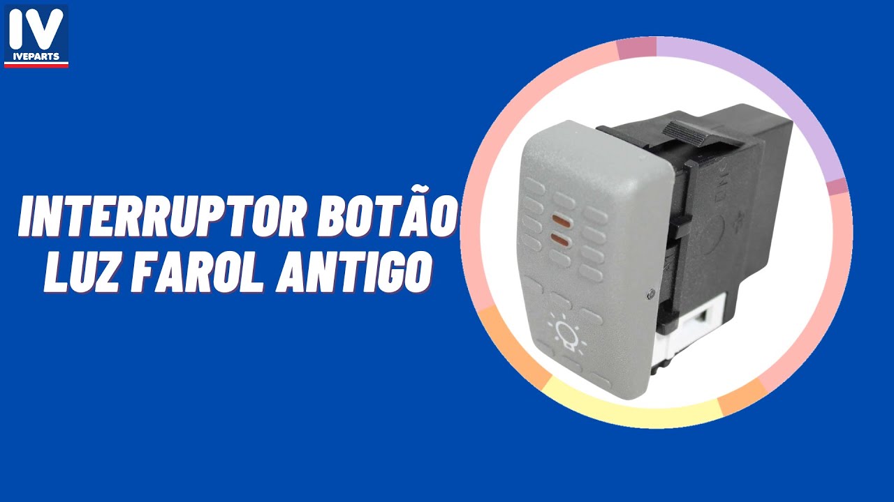 TECTOR / EUROTECH | INTERRUPTOR BOTÃO LUZ FAROL ANTIGO | 4854433 - YouTube