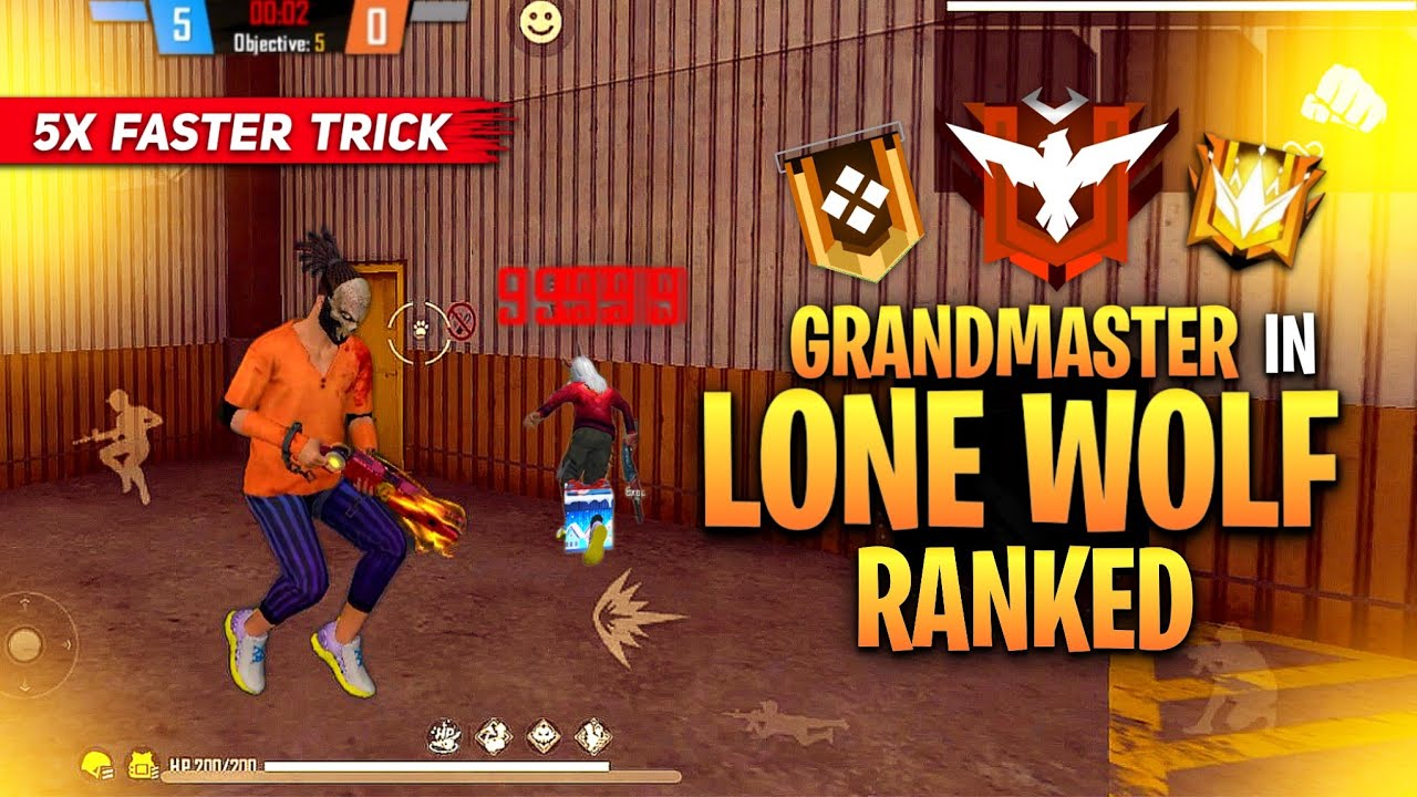 Reach Grandmaster Just in 6 Hours in Lone Wolf Ranked 😱 || How to Win ...