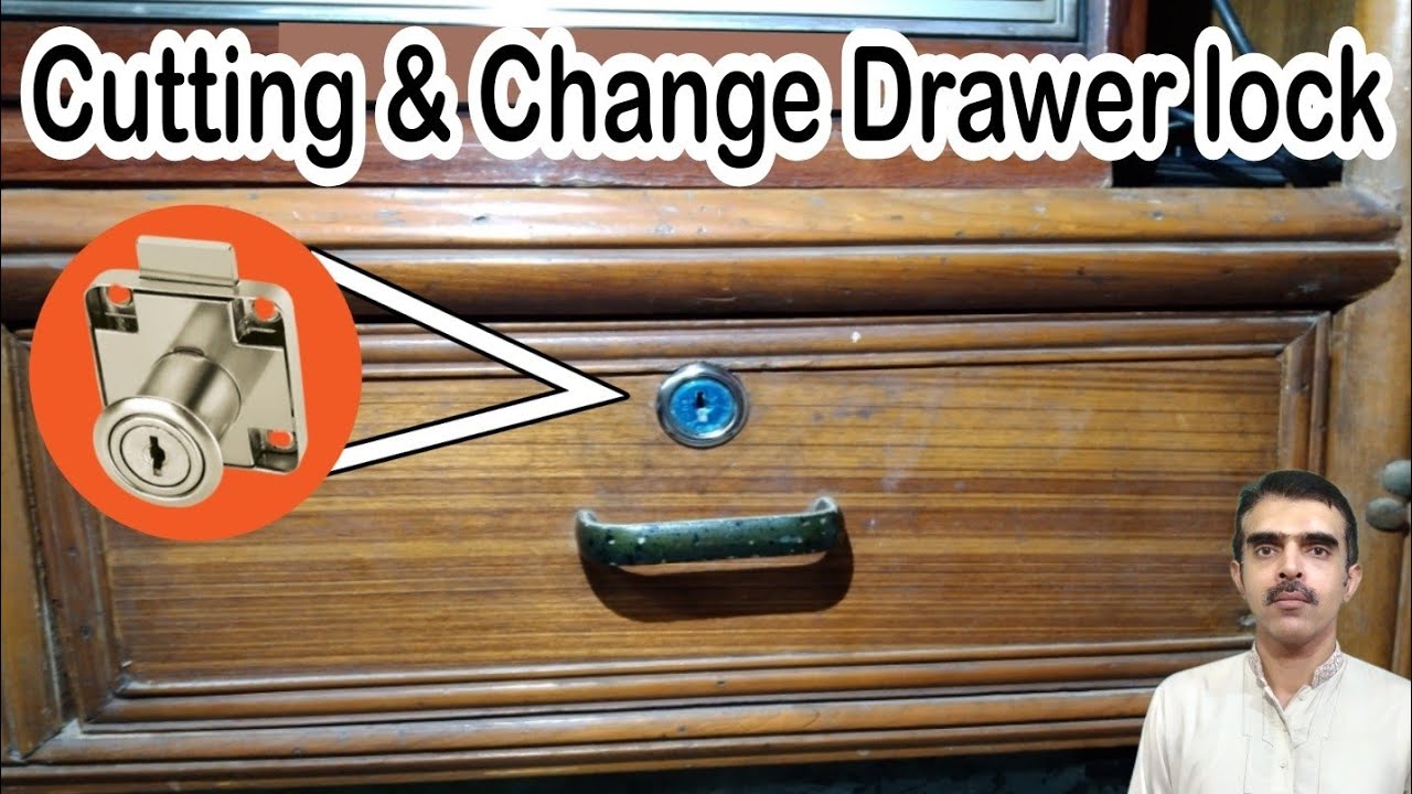 How To Install Drawer Lock Step by Step | Daraz ko lock lagane ka ...
