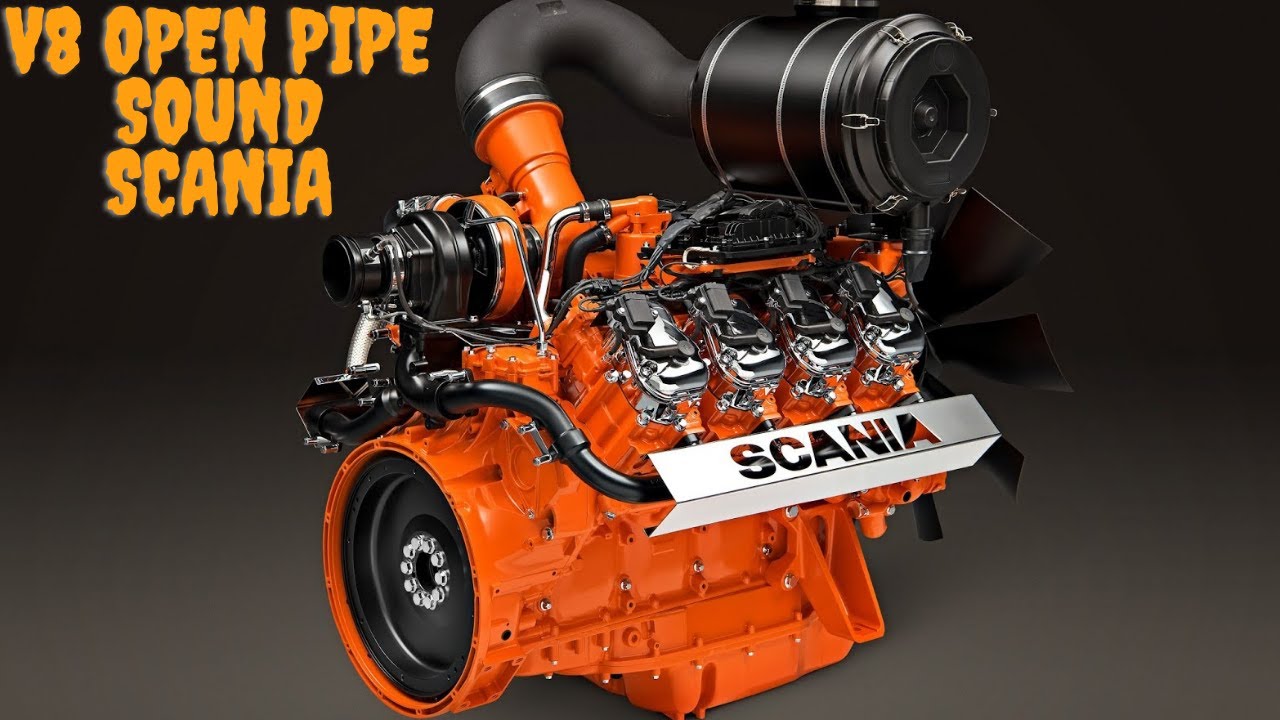 ETS2 / SCANİA V8 OPEN PİPE SOUND - YouTube