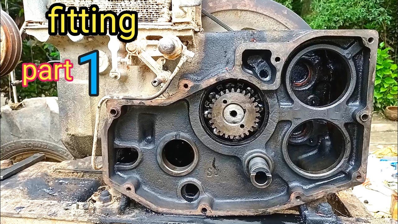 VST SHAKTI ENGINE FITTING PART -1 - YouTube