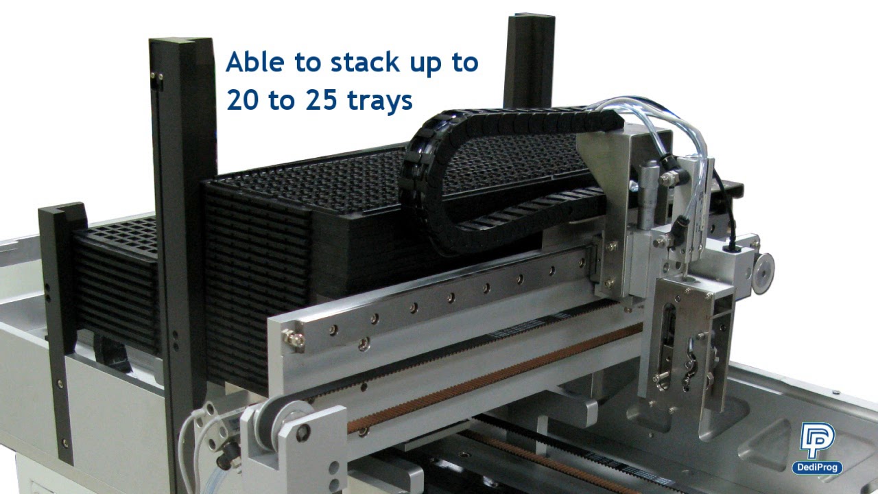 DediProg Auto Tray-350 Series Auto Tray Loader - YouTube