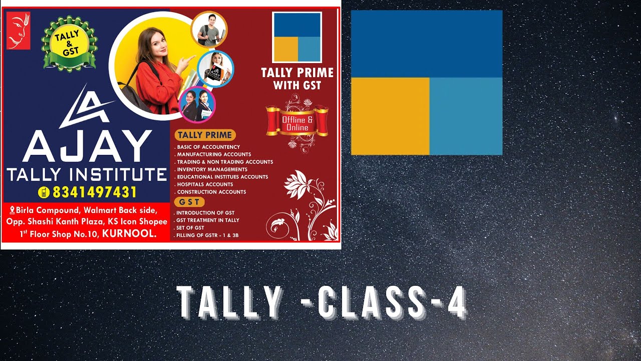 TALLY CLASS 4 - YouTube