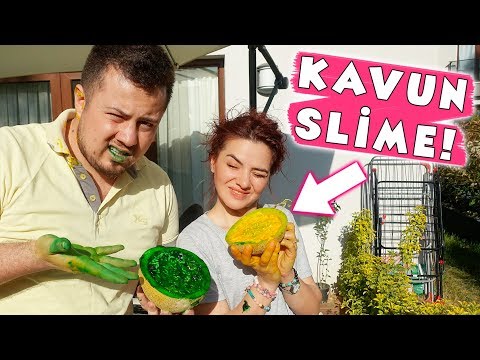 YENİLEBİLİR SLİME ( KAVUN İÇİNDE )