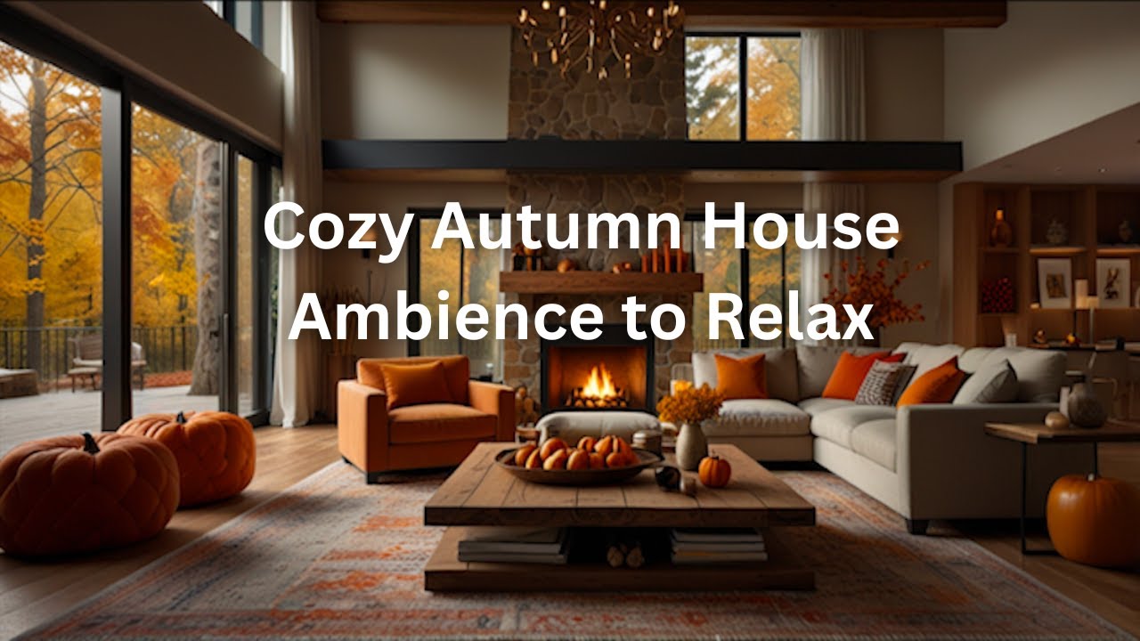 Cozy Autumn House Ambience | Soothing & Relaxing Sounds for a Tranquil ...