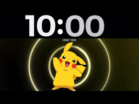 10 Minute Pikachu themed Countdown Timer - YouTube