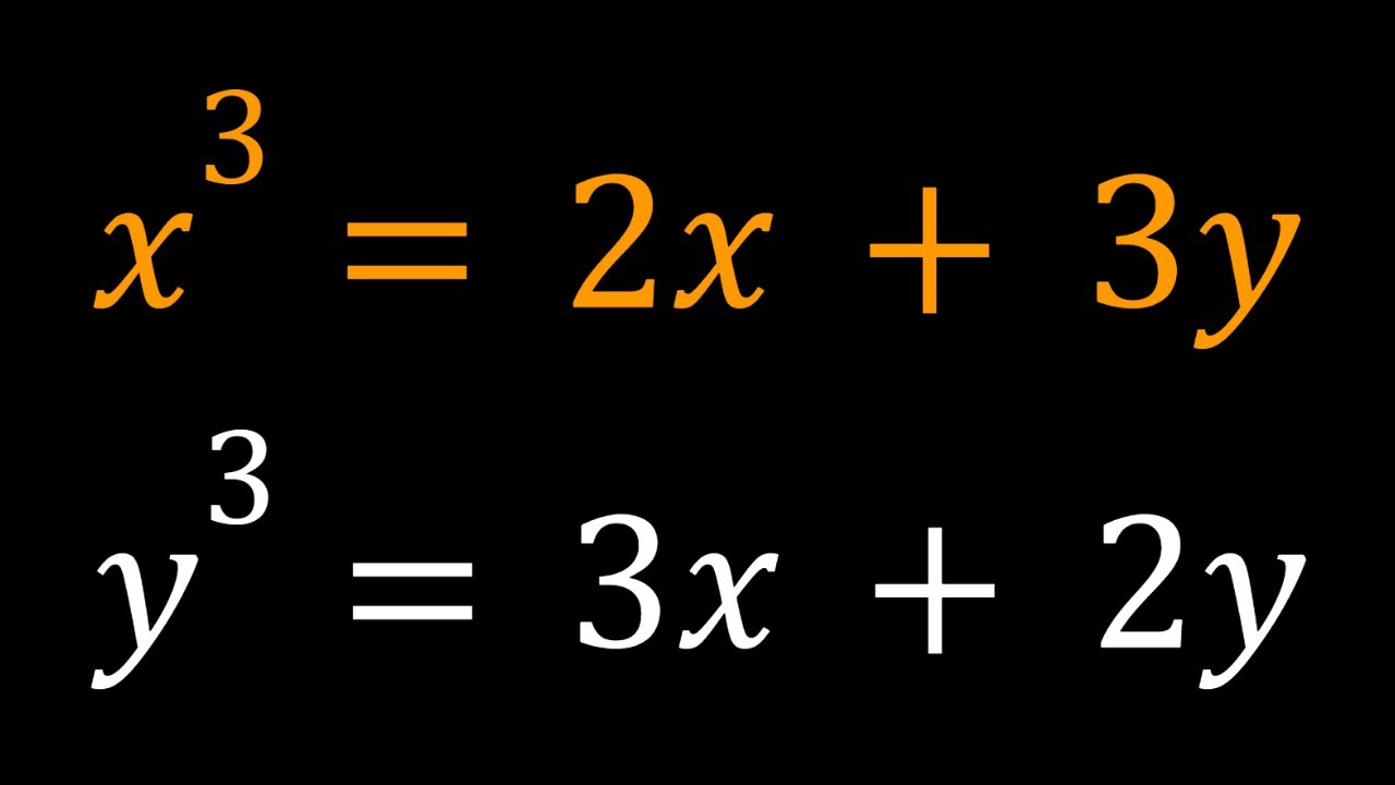 A Cubic System | Polynomials - YouTube