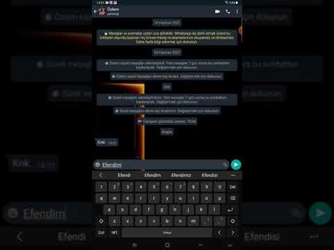 WhatsApp korku mesajları