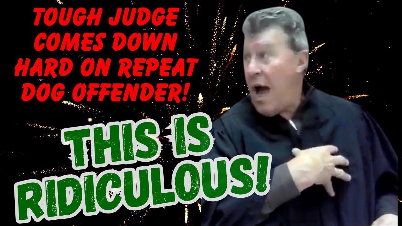 TOUGH JUDGE COMES DOWN HARD ON REPEAT OFFENDER! THIS IS RIDICULOUS ...
