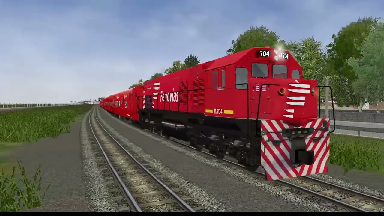 Open Rails Belgrano Norte V2.3 (Ruta de Pago Autor: Garispau) - YouTube