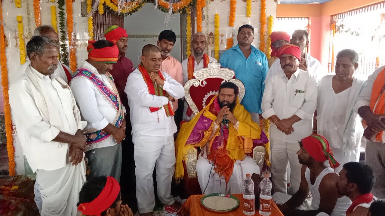 Shekhar Maharaj Speech Katalaguda Thanda New Temple - YouTube