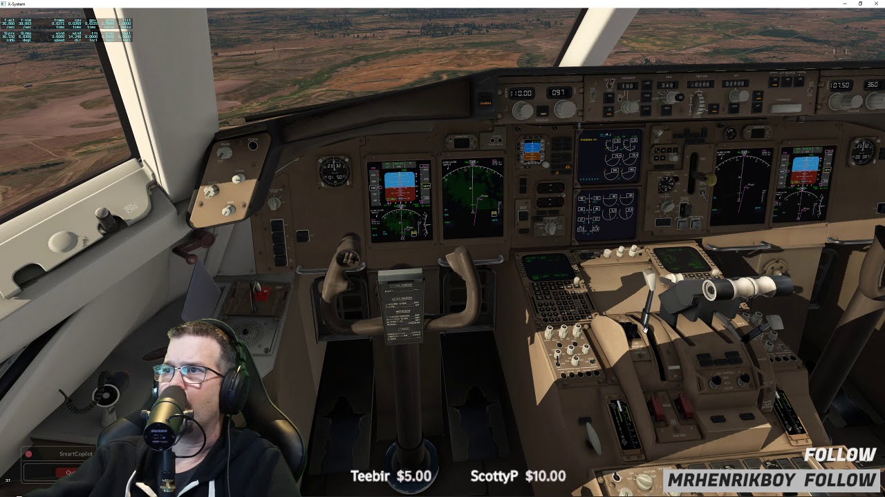 Part 2 Flight Factor 757 SharedCockpit with SmartCoPilot - YouTube