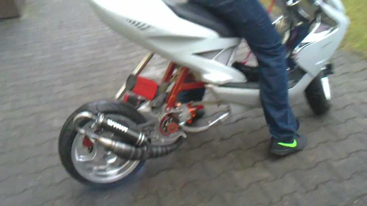 Aerox / Stage 6 R/T / First run mit Voca Combat R/T auspuff - YouTube