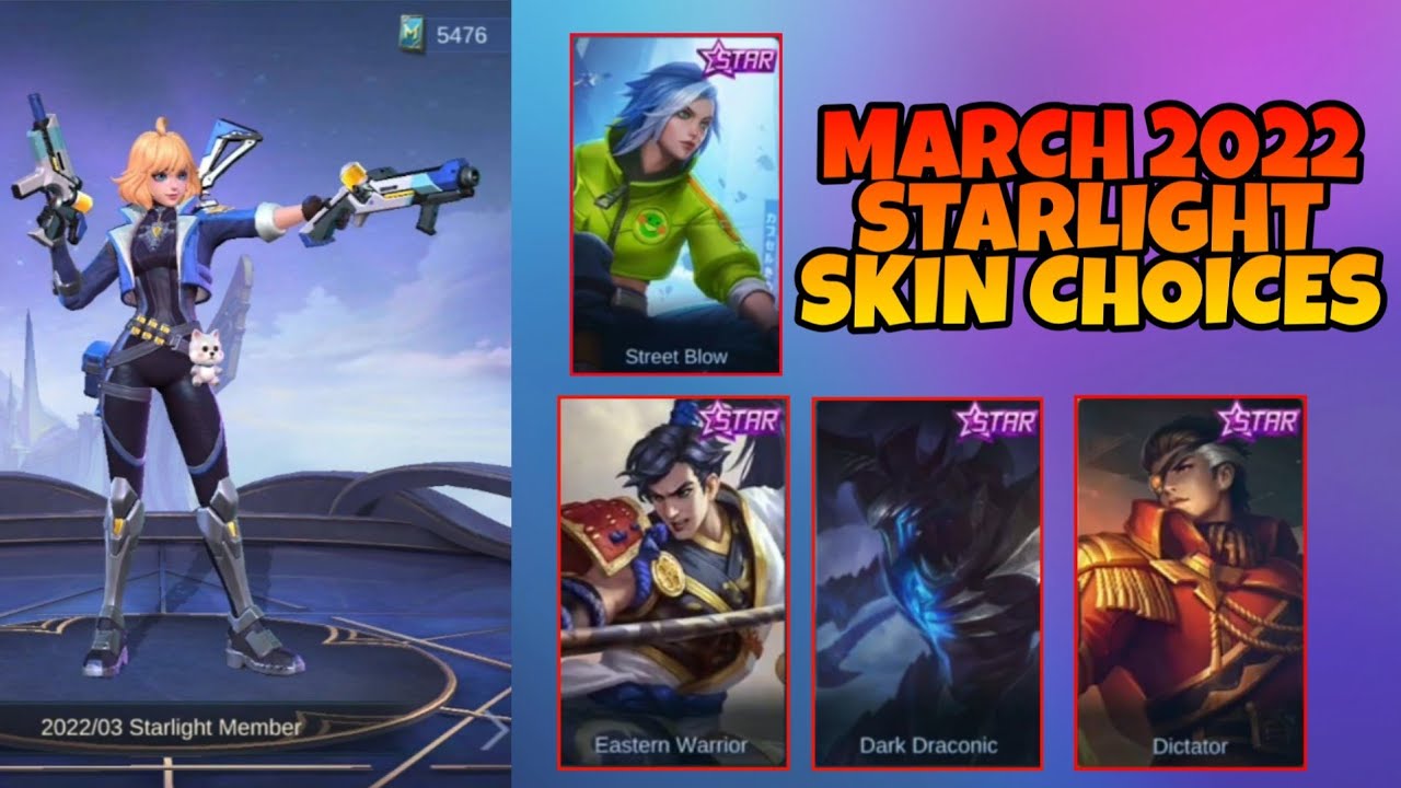 March 2022 Starlight Skin Choices [ Beatrix Starlight Skin ] | MLBB ...