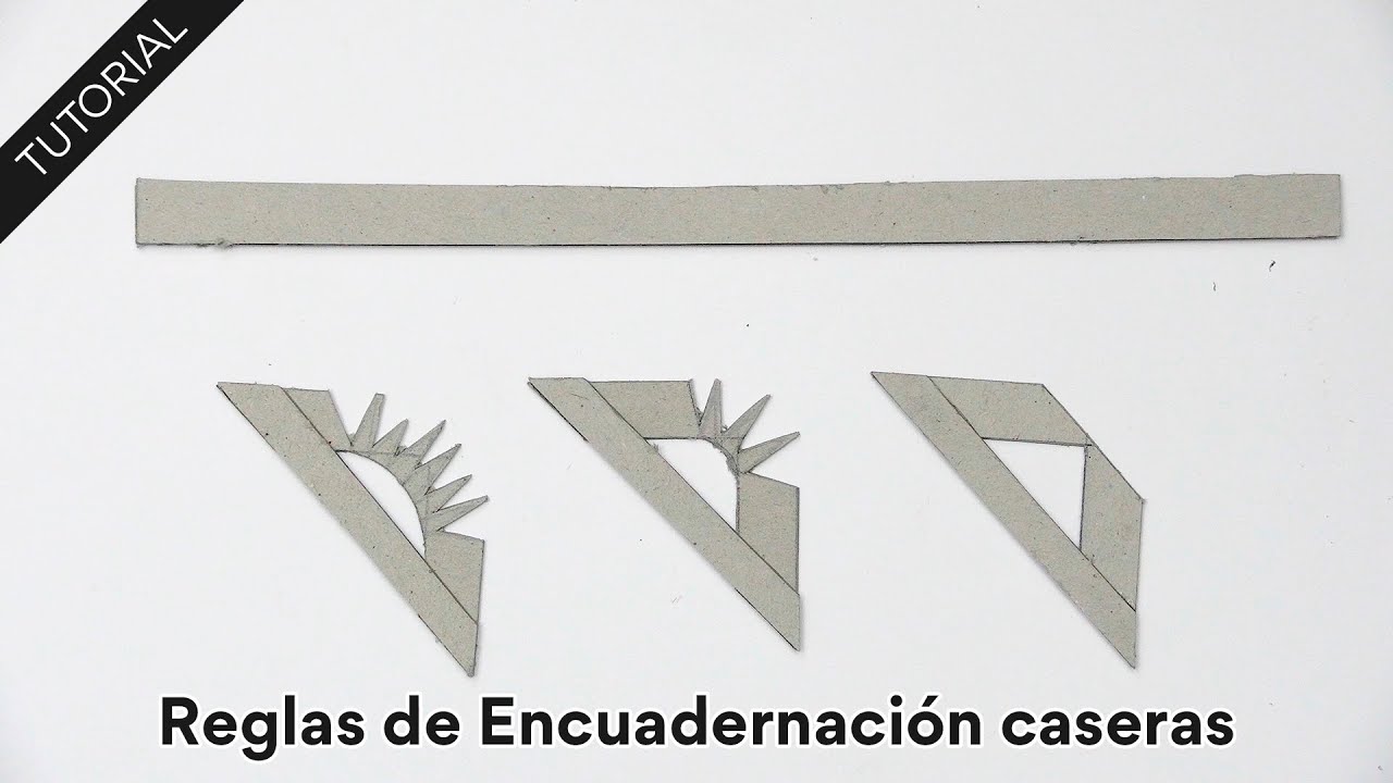 Tutorial: Cómo hacer reglas de encuadernación caseras 🤩 Rápido, fácil y muy económico ️ - YouTube