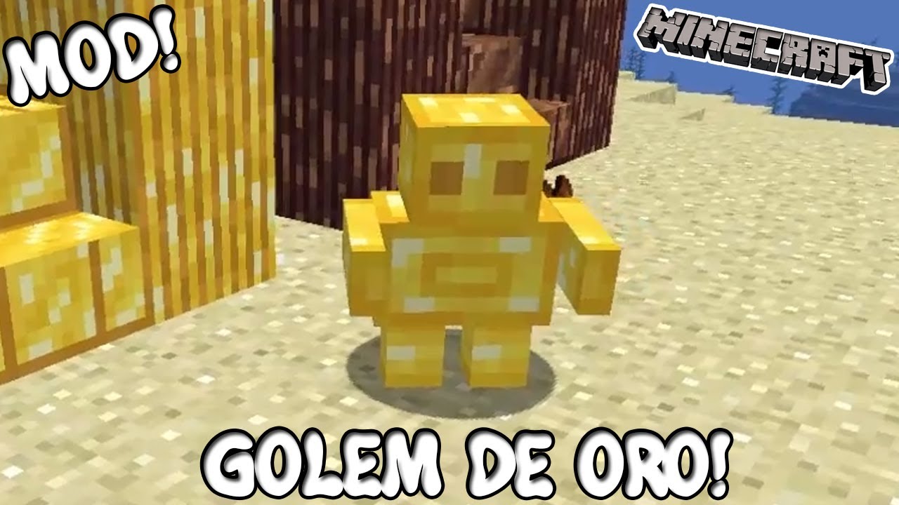 EL GOLEM DE ORO! Minecraft 1.19.2 MOD THE GOLD RUSH! - YouTube