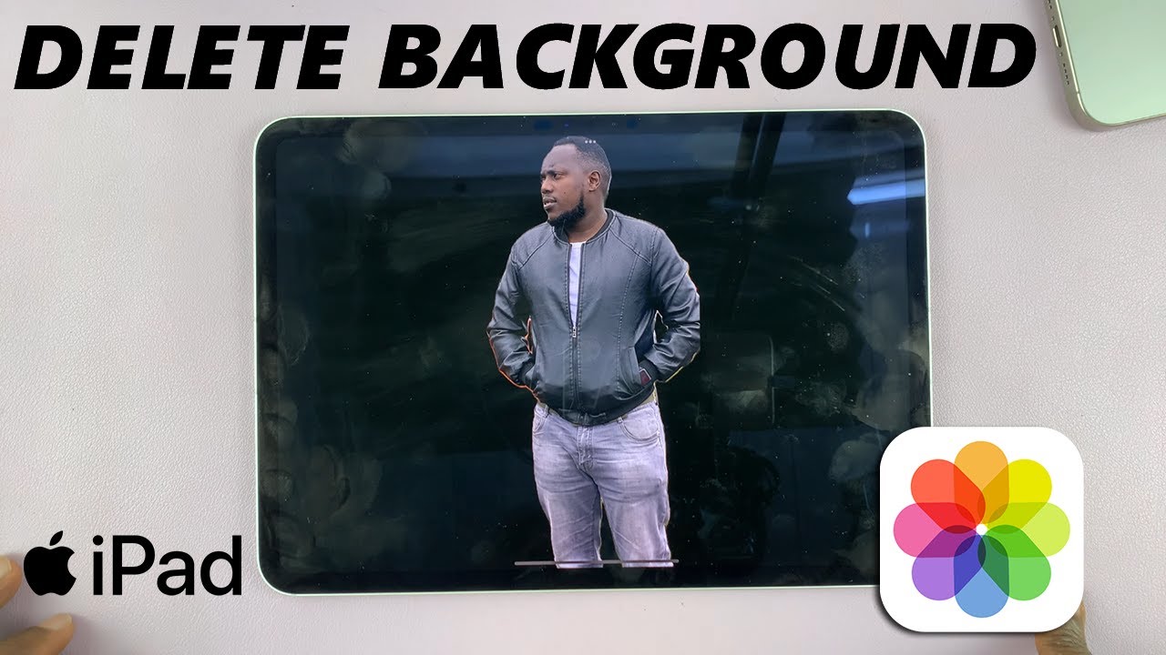 How To Remove Background On iPad Photos - YouTube
