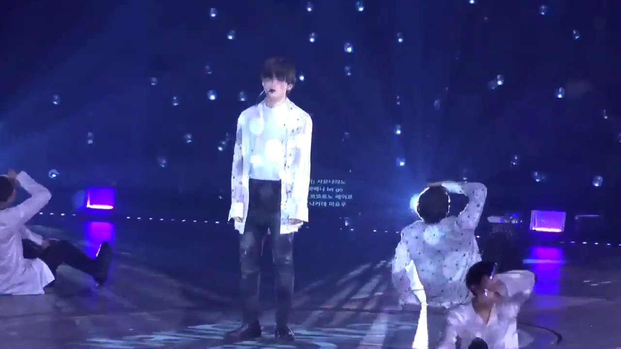 [HQ] BTS 'Let Go' dance Taehyung/V focus at Japan fan meeting D2 Happy ...