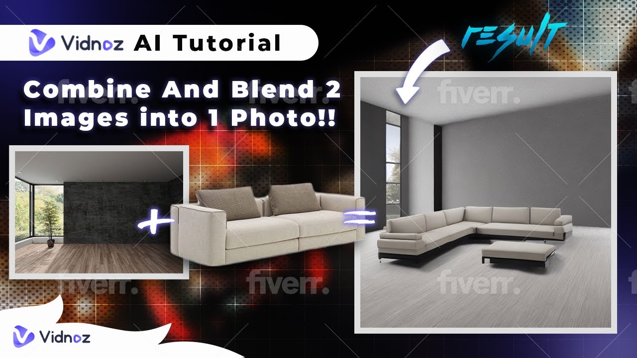 How to Combine and Blend 2 Images Into 1 Photo? - YouTube