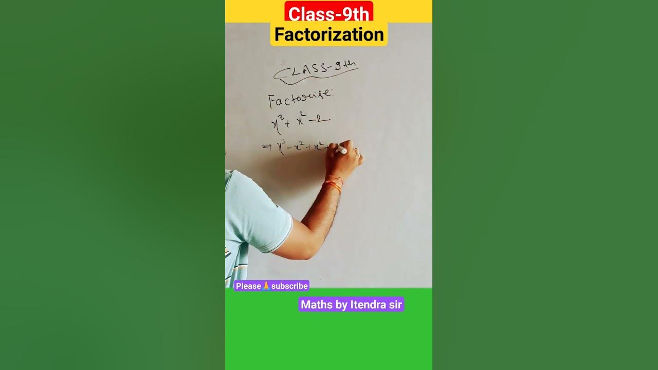 9th Class maths Factorization #shorts #shortsvideo - YouTube