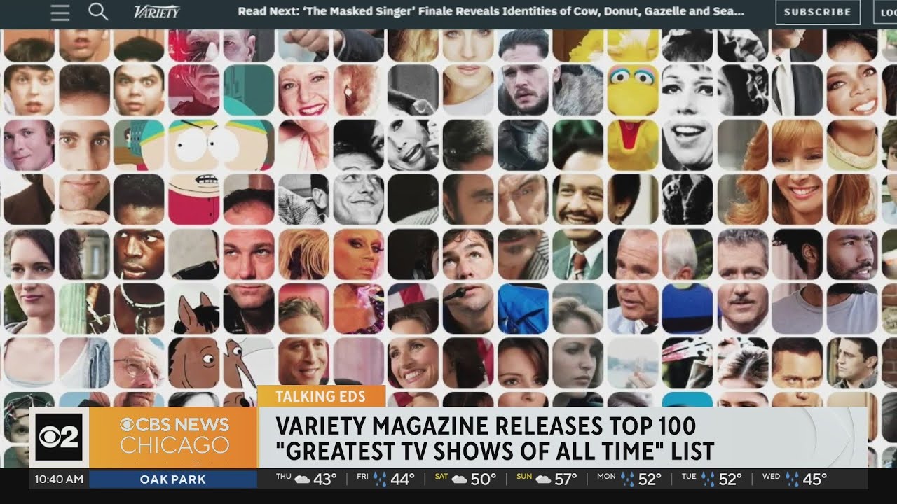 Variety magazine releases list of of "100 Greatest TV Shows of All Time ...