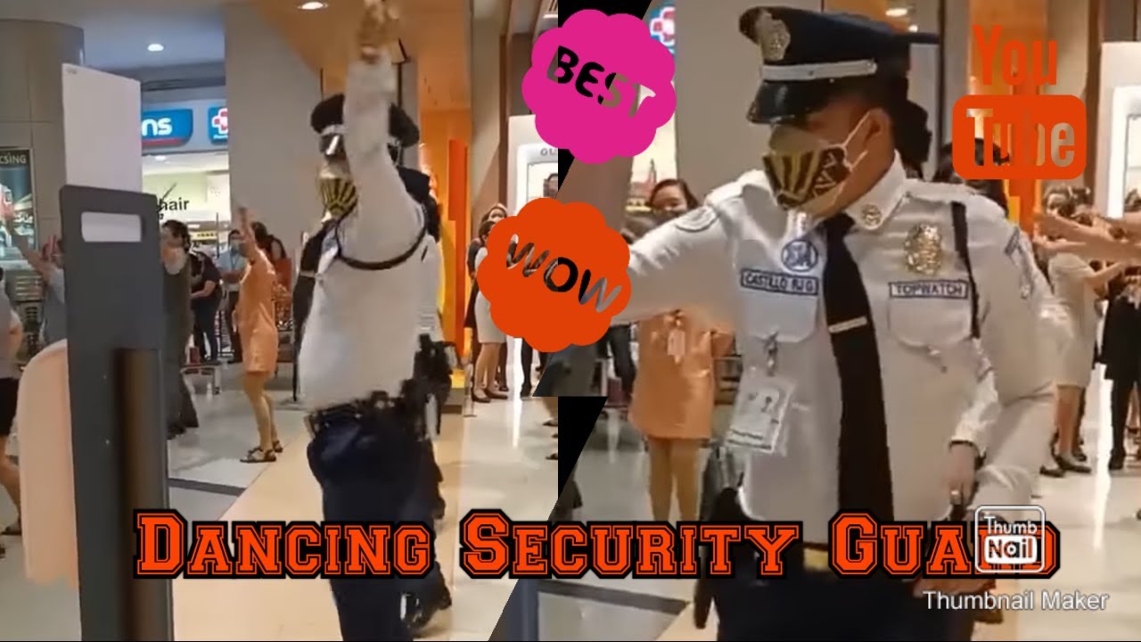 The Dancing Security Guard #ilonggo - YouTube