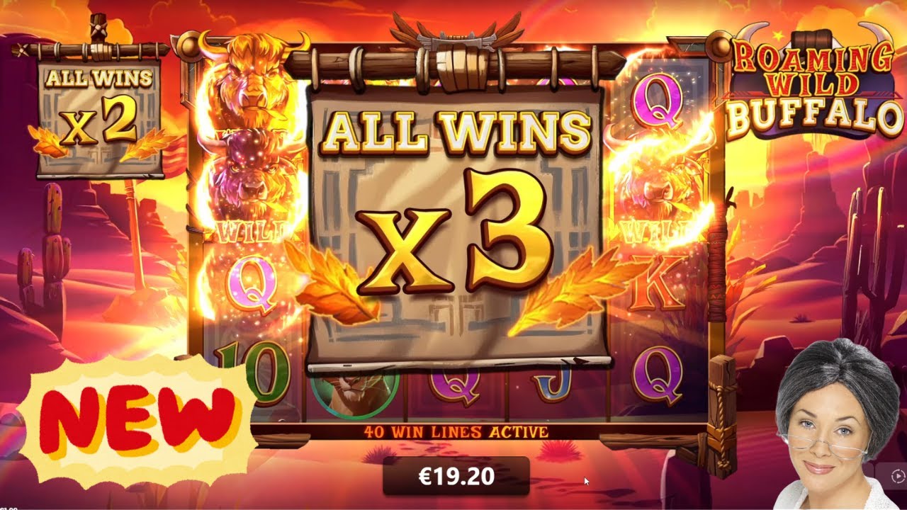 🚨NEW 🎰ROAMING WILD BUFFALO👍 OCTOPLAY #newslots🚨 - YouTube