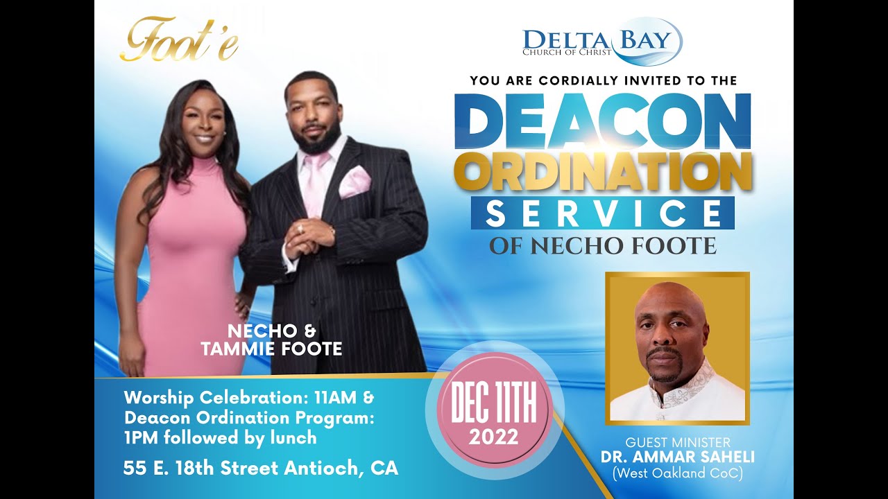 Church Of Christ Ordination Program