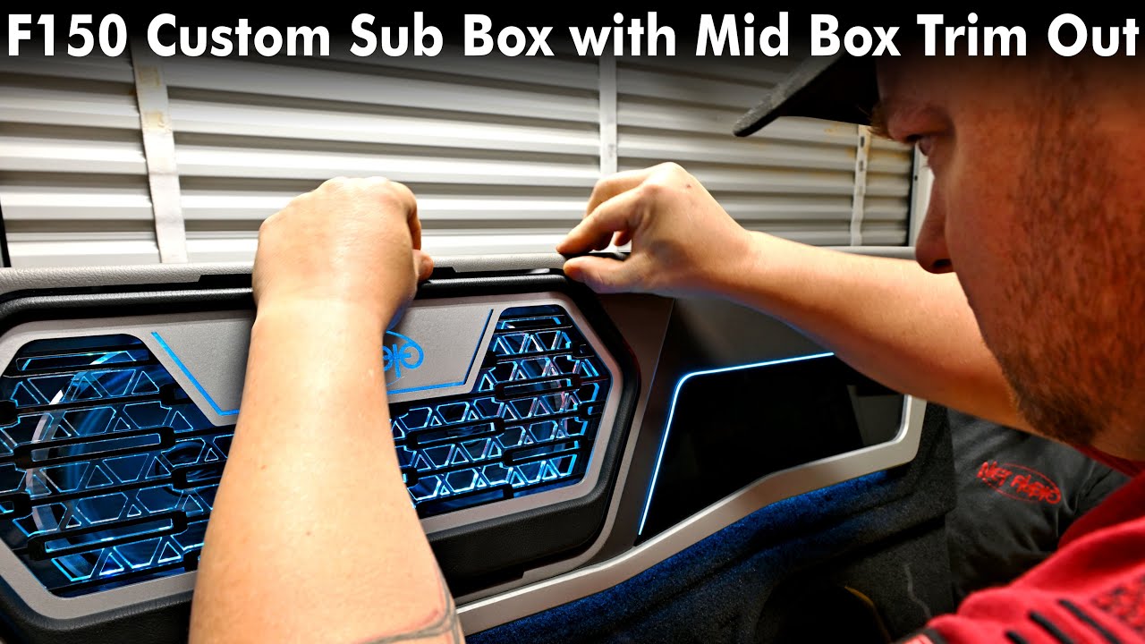 F150 Custom Sub Box with Mid Box Trim Out - YouTube