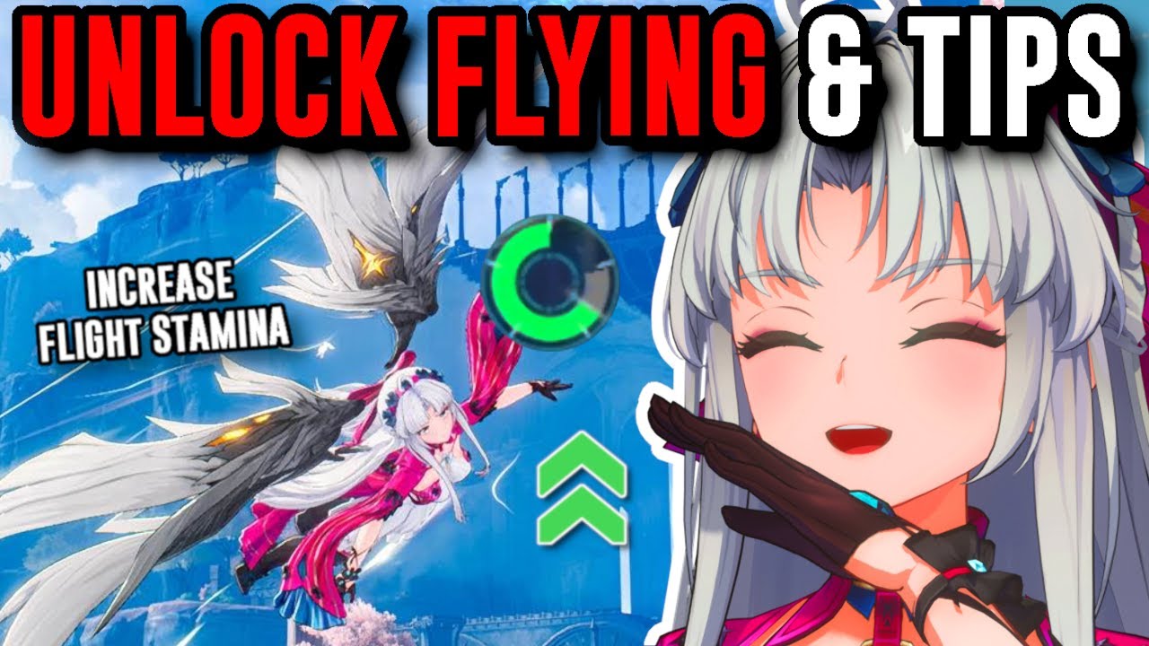 UNLOCK FLYING & BONUS FLIGHT STAMINA ! Wuthering Waves Flying Gadget ...
