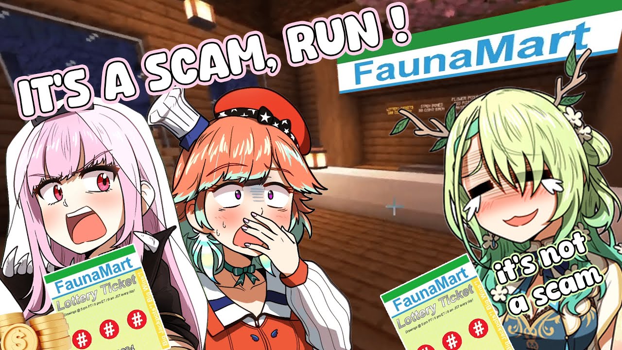 Fauna Mart Scam Got Scammed By Calliopeen The Scammer 【 HololiveEN ...