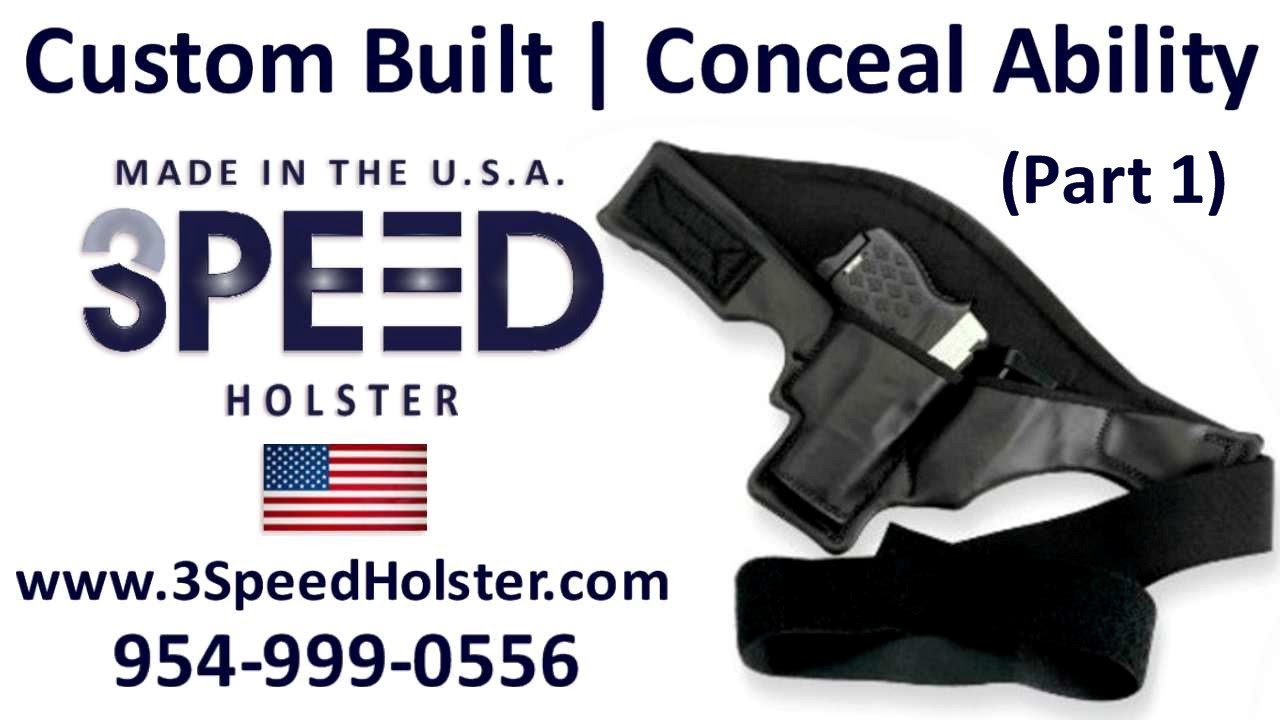 Holster Details (Part 1) Custom Built - Conceal Ability | 3 Speed ...