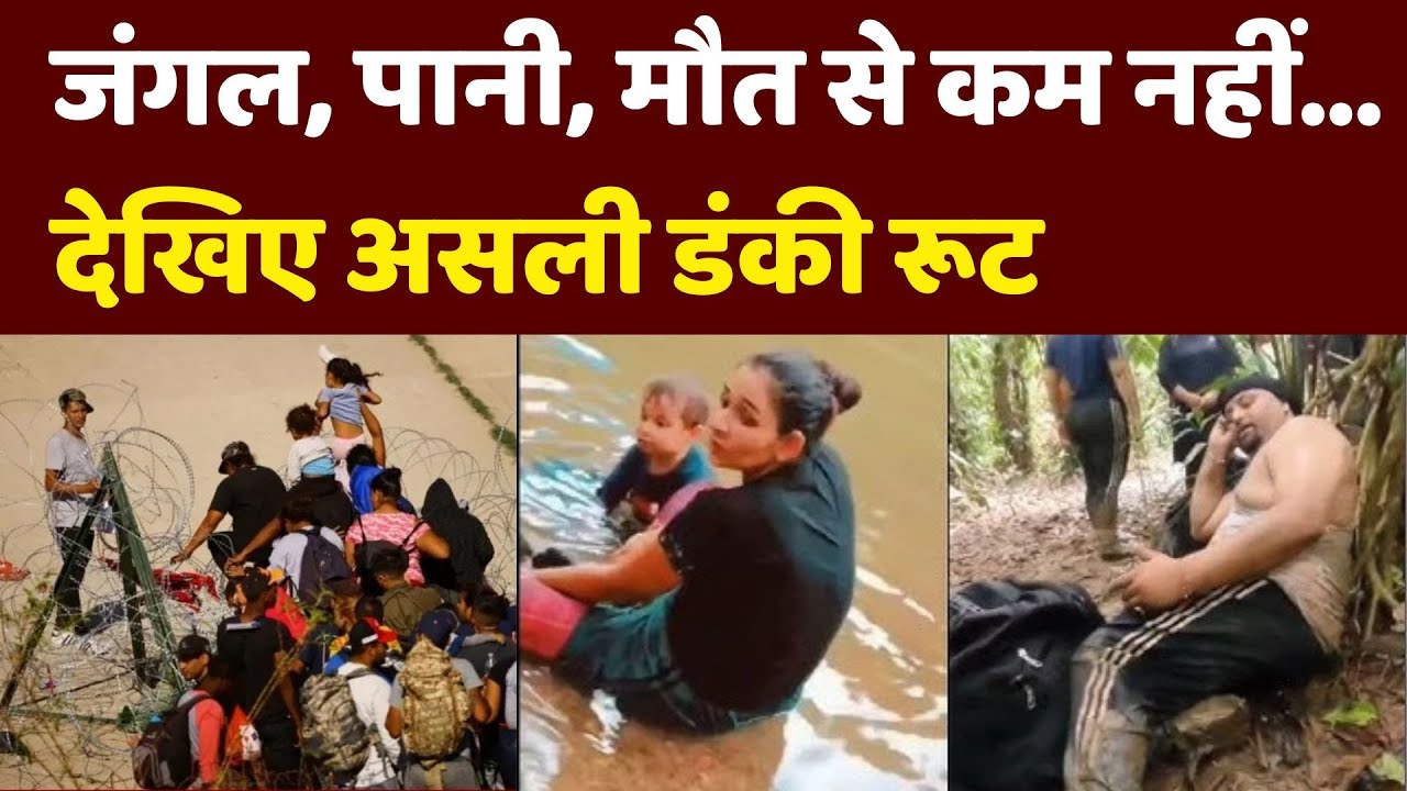 Dunki Route Real Video: जंगल, पानी, मौत से कम नहीं... देखिए असली डंकी ...