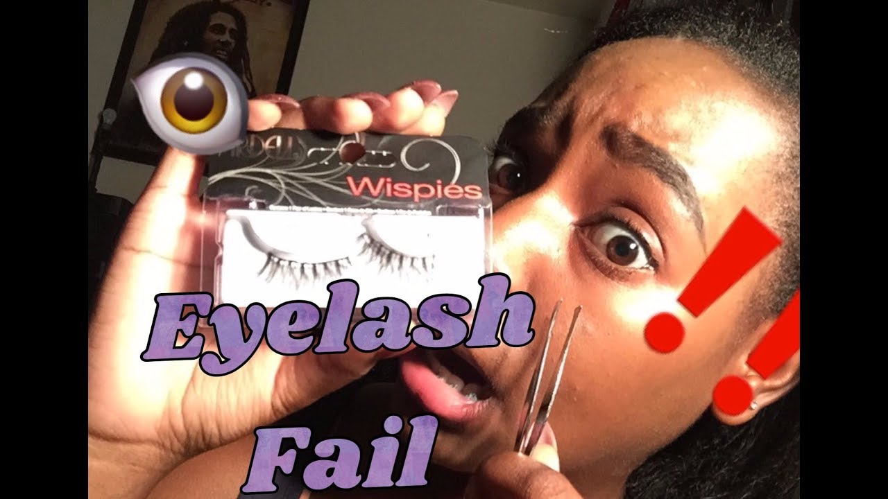 Eyelash Tutorial Fail!!! - YouTube