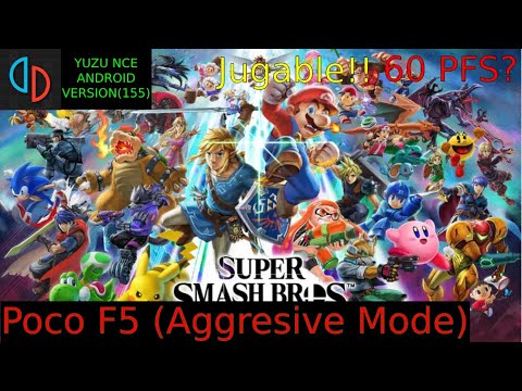 Super Smash Bros. Ultimate | yuzu nce 159 (settings)| Poco F5 (12gb ...