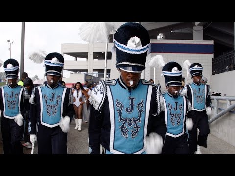 Jackson State University - Marching In in the Rain @ the 2018 Southern ...
