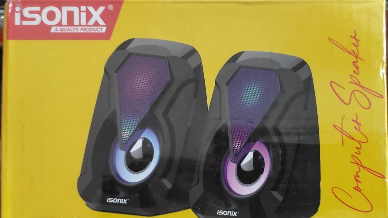 isonix Computer Speakers | Unboxing - YouTube