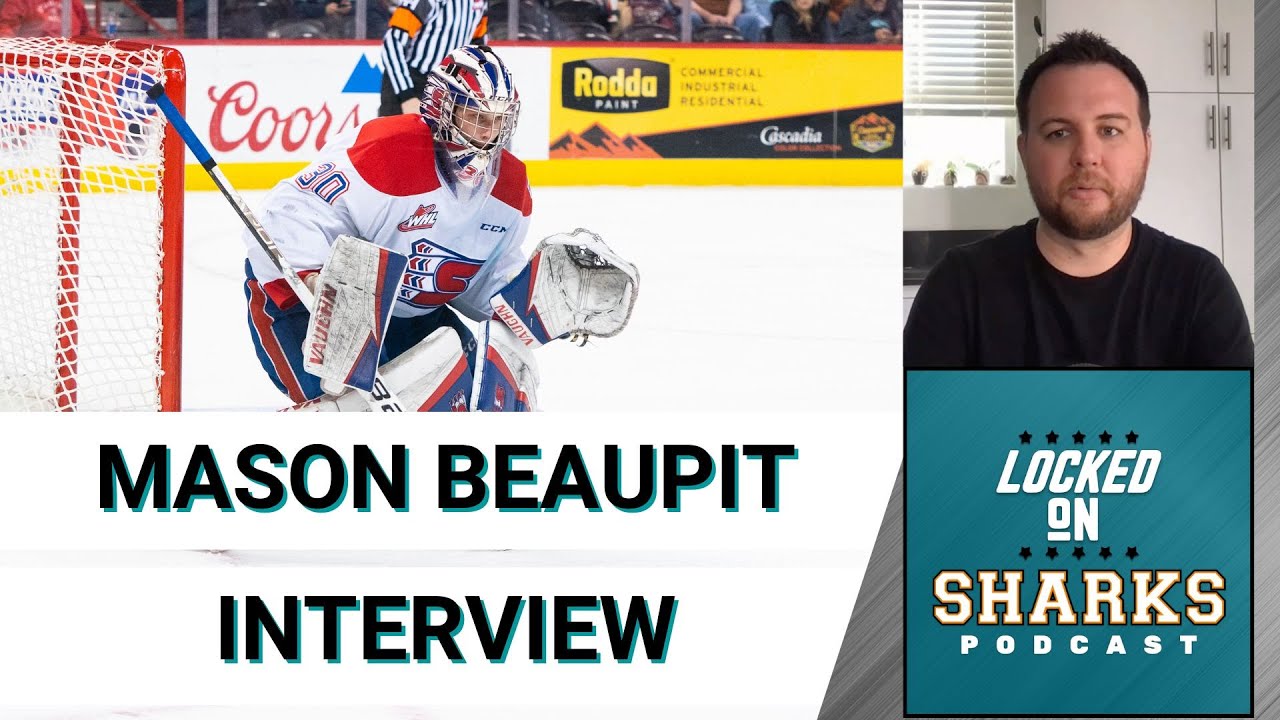 San Jose Sharks Prospect, Mason Beaupit, On Being Drafted, 3v3 Goalie ...