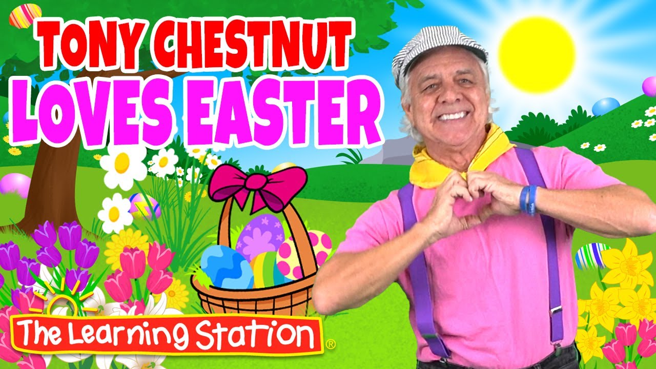 Tony Chestnut Loves Easter 🐰 Easter Songs for Kids 🐰 Brain Breaks 🐰 by ...