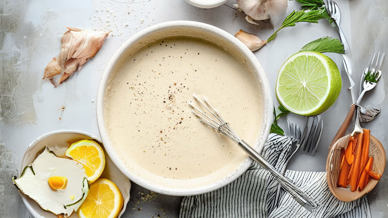 Cava Tahini Caesar Dressing Recipe - YouTube