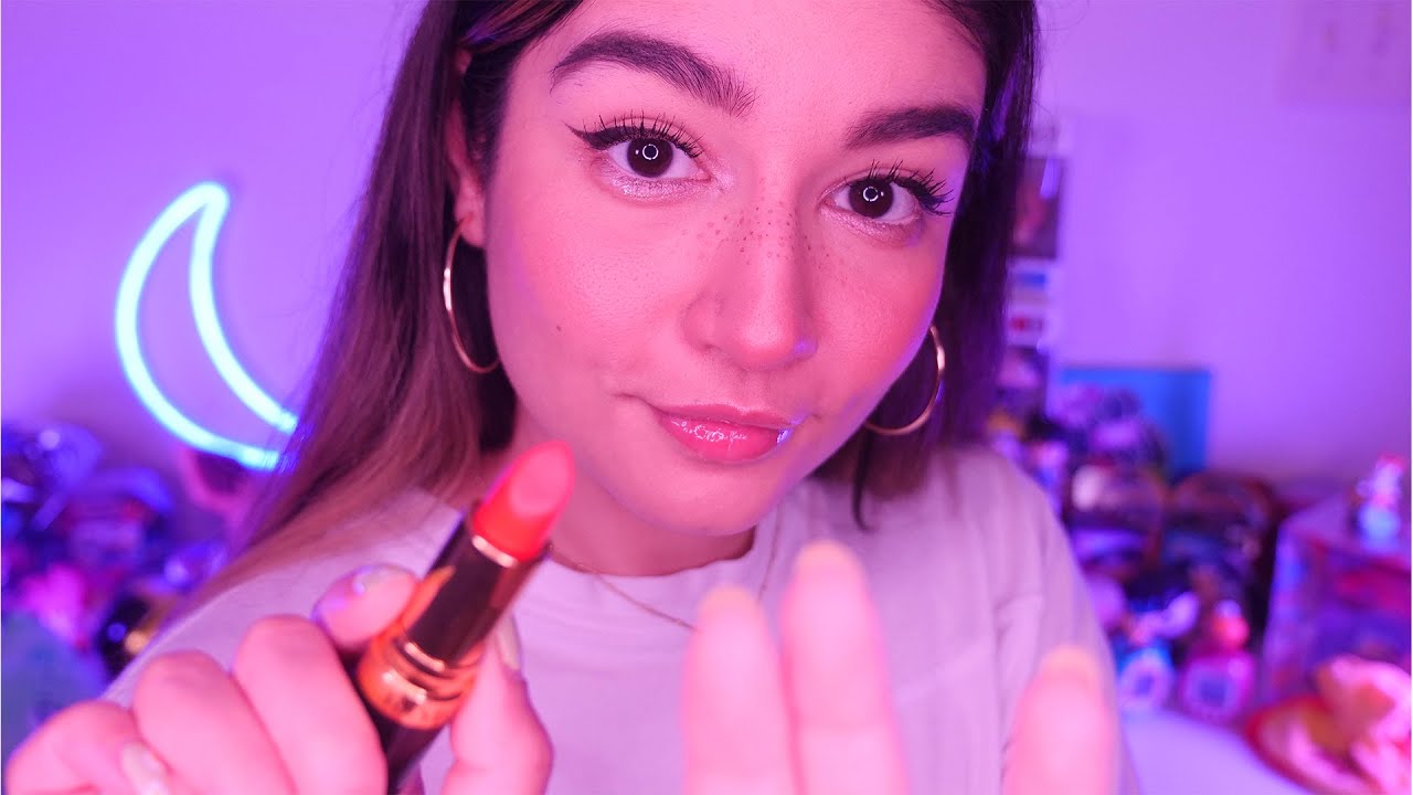ASMR Applying Lipstick On You For *Tingle Immunity* (Tapping, Mouth ...