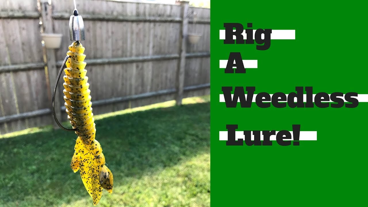 How to Rig A Weedless Lure! (Texas Rig) - YouTube