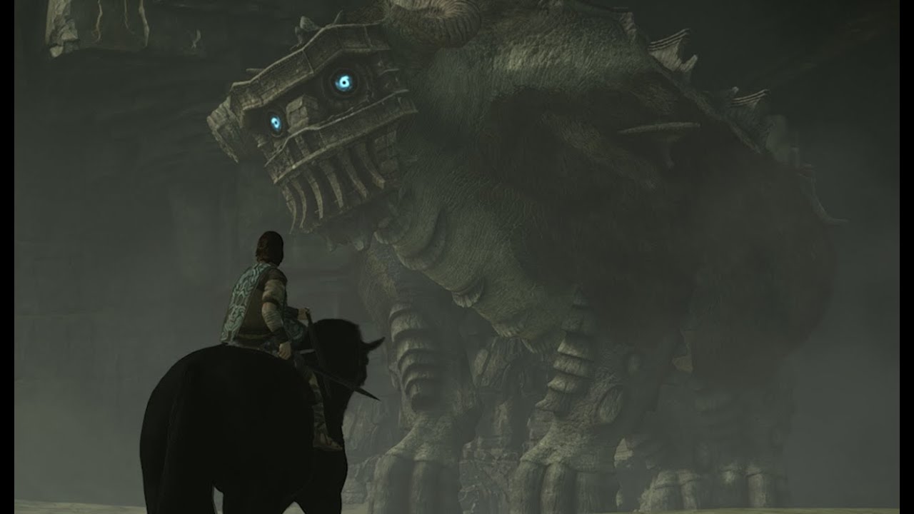 Fighting the Second Colossus in Shadow of the Colossus (Captured in 4K ...