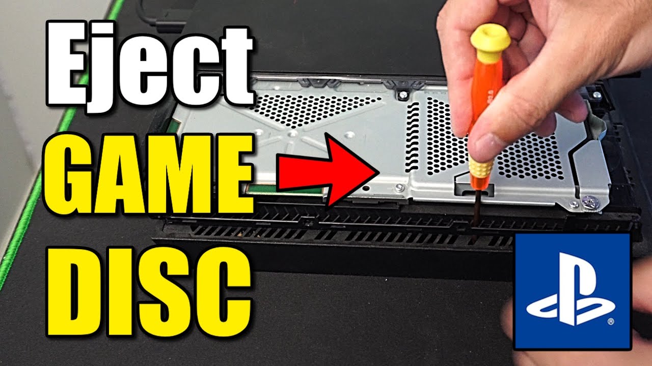 How to EJECT STUCK Game Disc inside of PS4 Console with Philips Screw ...