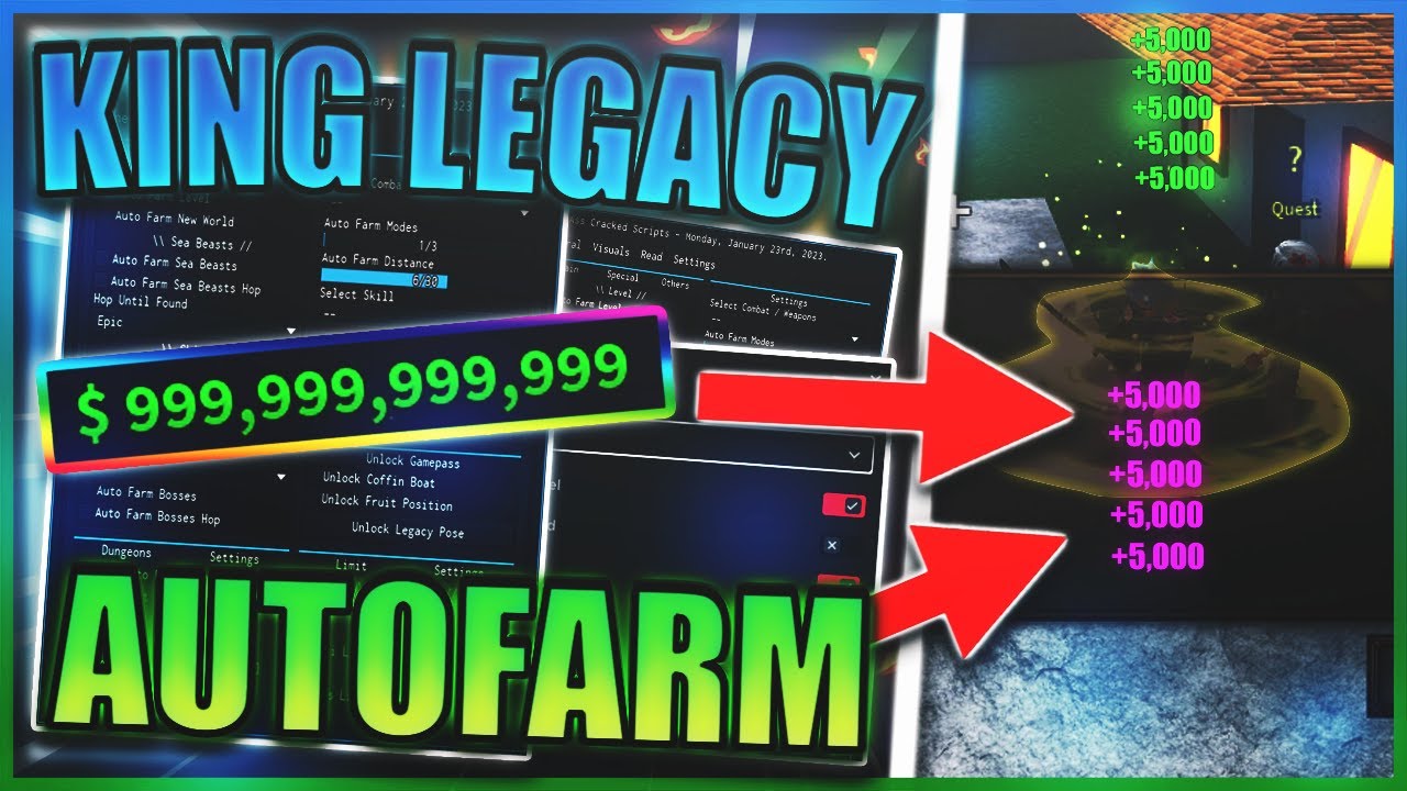 [🥕 UPDATE 4.5.3] King Legacy Script / Hack | Auto Farm 🧲 | Auto Quest ...