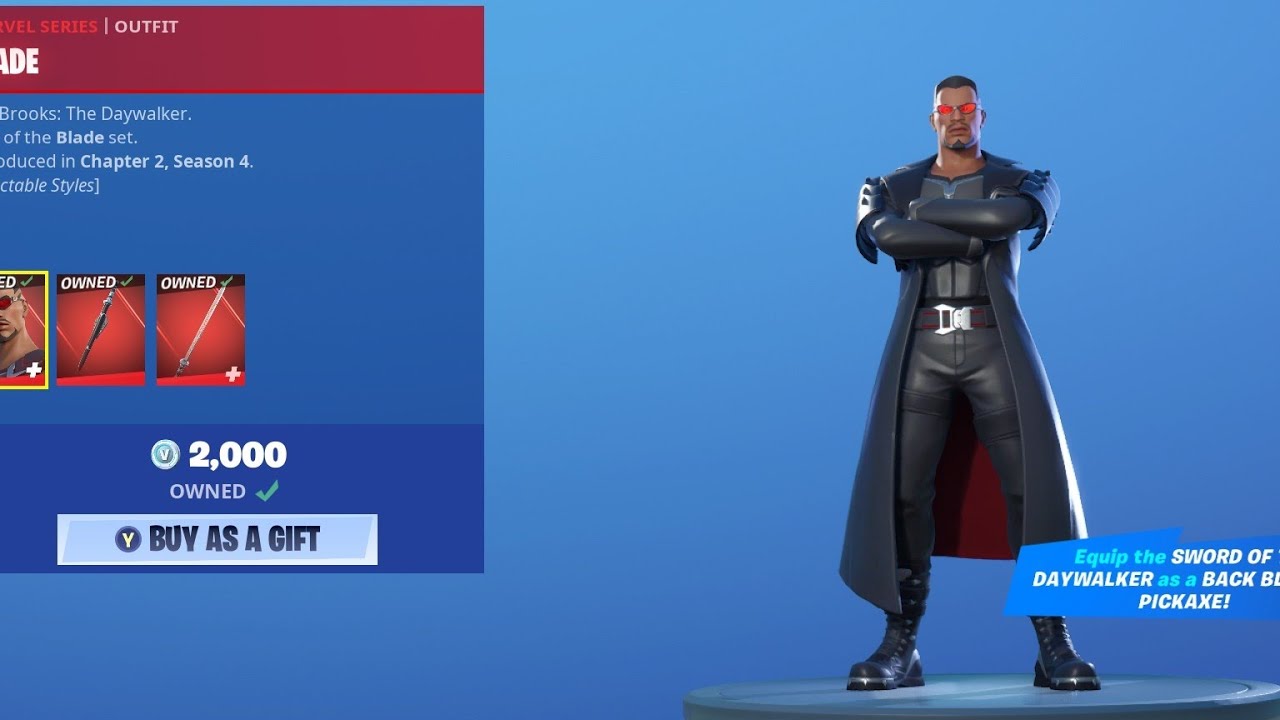 Blade skin gameplay - YouTube