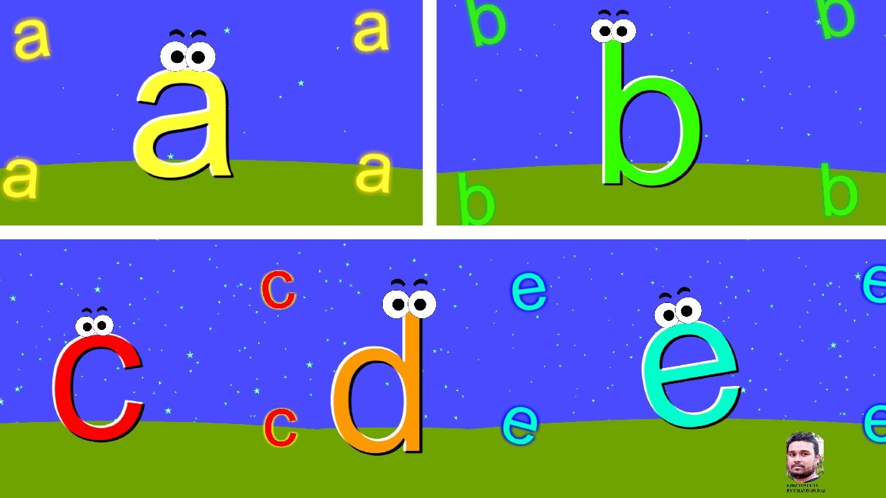 Learn a to z ( small letters ) with Funny Animation | Alphabets Small ...