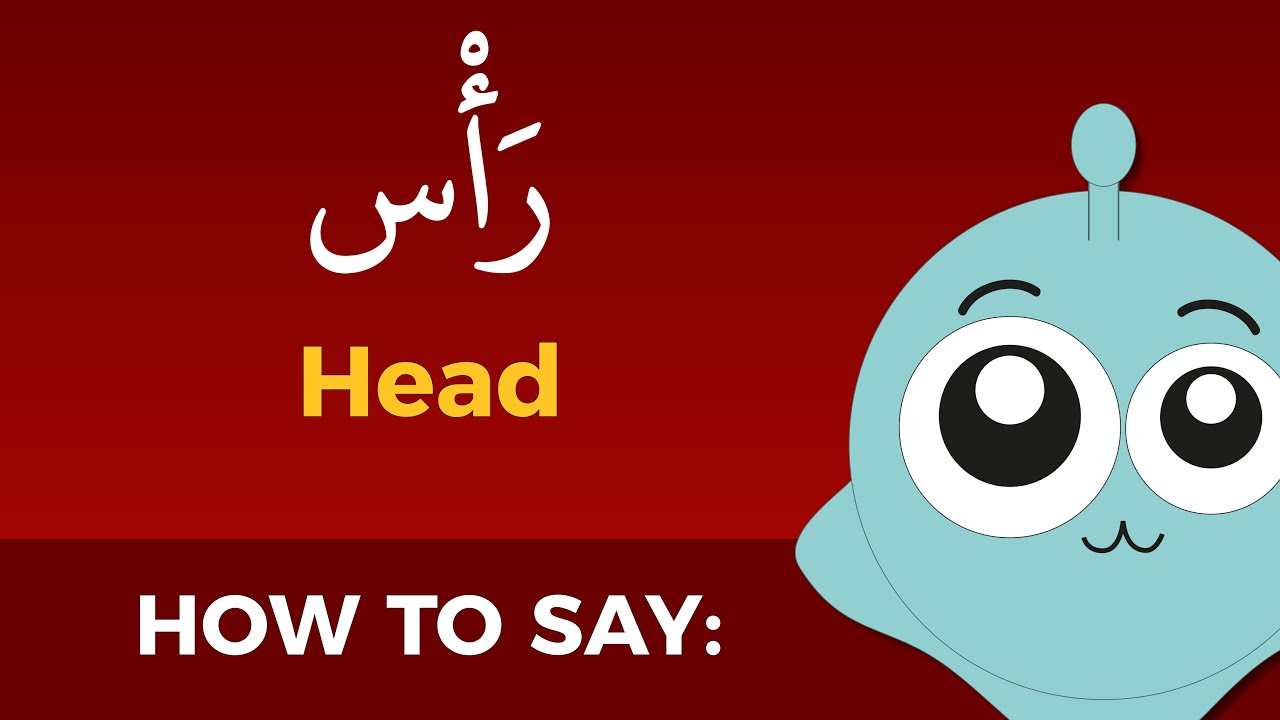 How to say "Head" in Arabic. #arabic #english - YouTube