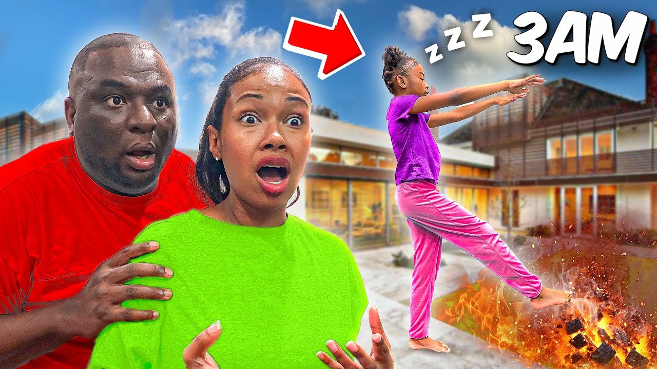 SLEEPWALKING IN MIDDLE OF NIGHT PRANK ON MY MOM AND DAD - YouTube